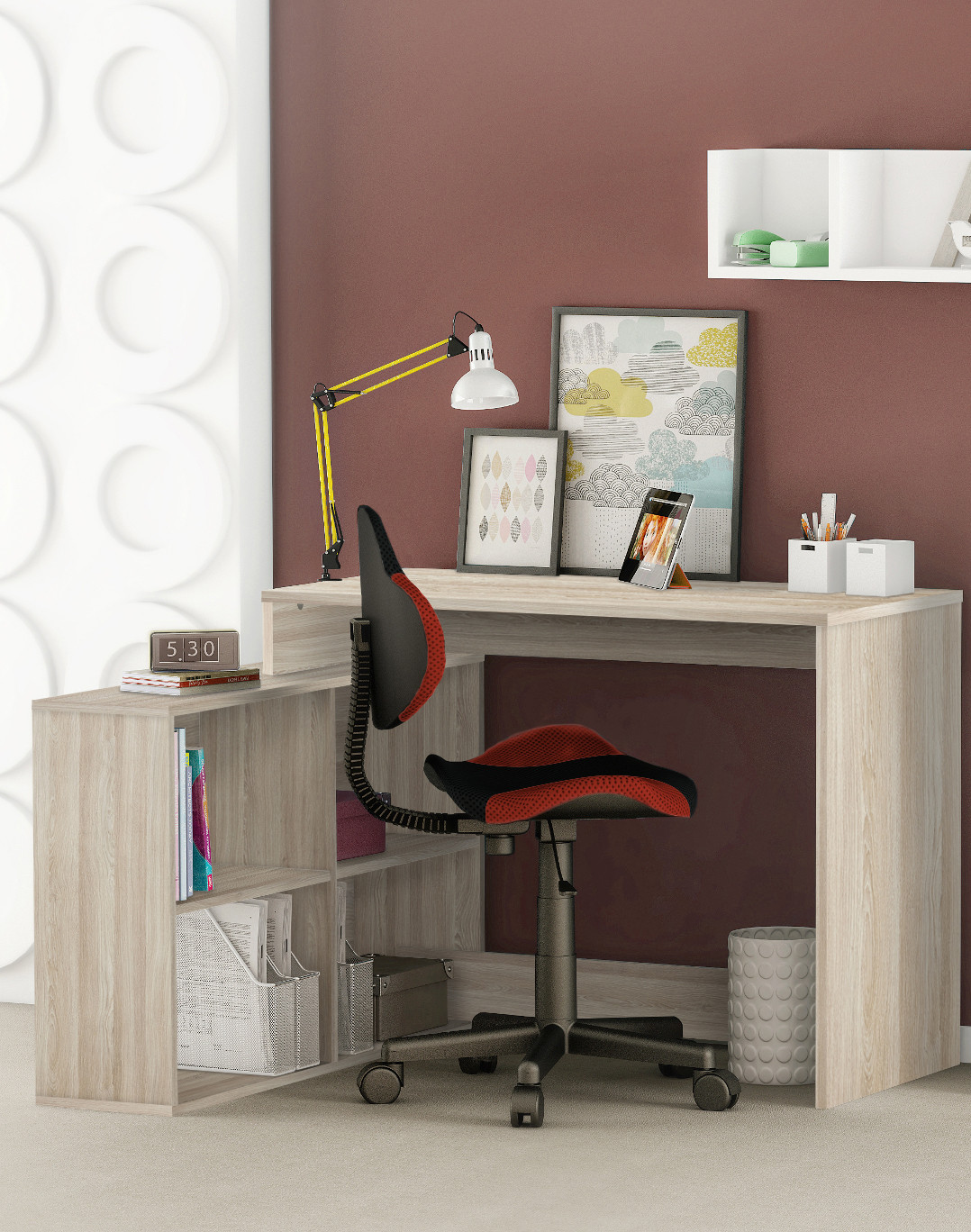 Corner Work Desk :: Mebel - Jugoexport Stil