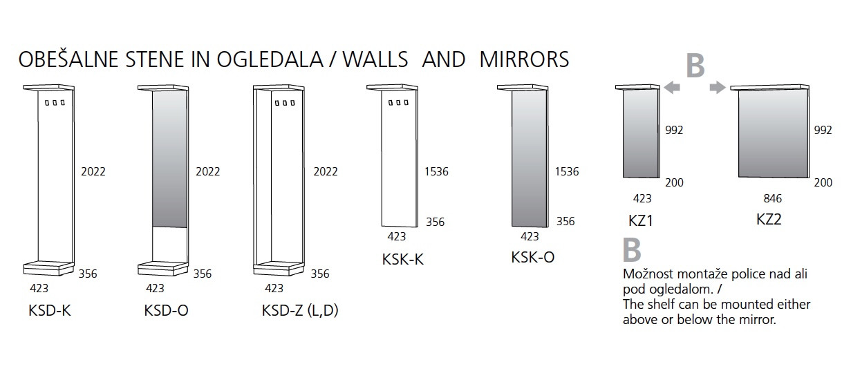 Koda Wall Element :: Mebel - Jugoexport Stil